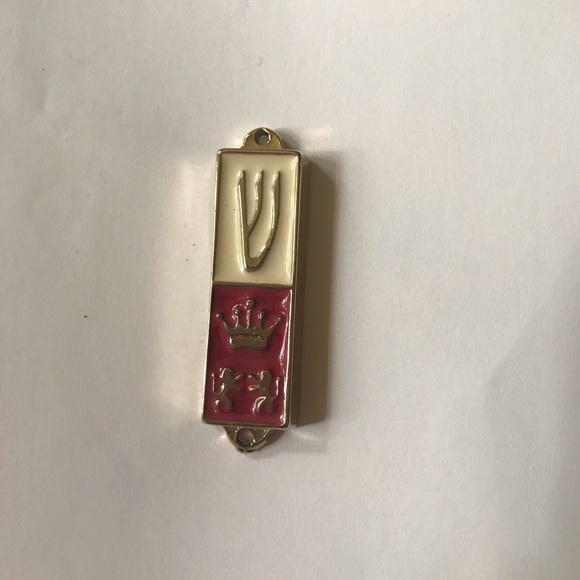 Other | New Jewish Car Mezuzah Gold Pink Amulet Talisman Lucky Charm ...
